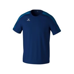 Erima Funktionsshirt Damen Gr&ouml;&szlig;e M blau / dunkelblau / wei&szlig;