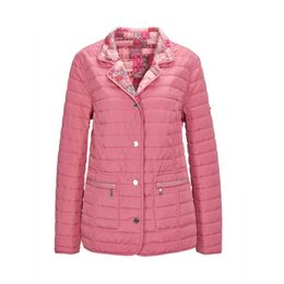 GOLDNER &Uuml;bergangsjacke Damen Gr&ouml;&szlig;e L rosa / rot / schwarz / wei&szlig;