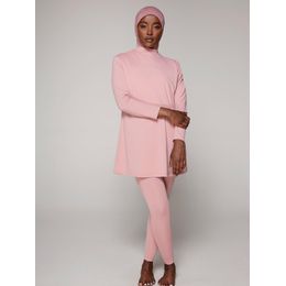 Siya Swimwear Badeanzug 'South &ndash; Covered - Burkini/Modest' Damen Gr&ouml;&szlig;e L hellpink