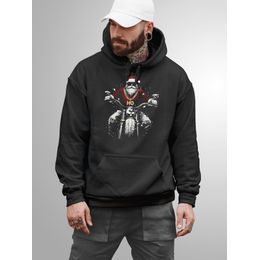 Neverless Pullover 'Santa Biker' Herren Gr&ouml;&szlig;e XL schwarz