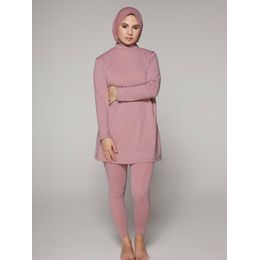 Siya Swimwear Badeanzug 'South &ndash; Covered - Burkini/Modest' Damen Gr&ouml;&szlig;e M pastellpink