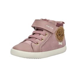 Geox Sneaker M&auml;dchen Gr&ouml;&szlig;e 21 creme / schoko / ros&eacute;