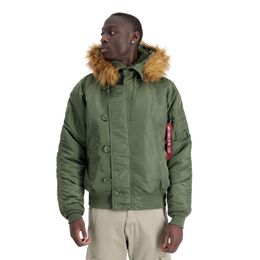 Alpha Industries Winterjacke 'N2B' Herren Gr&ouml;&szlig;e S gr&uuml;n