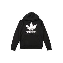 adidas originals Sweatshirt 'Trefoil' Jungen Gr&ouml;&szlig;e 176 schwarz / wei&szlig;