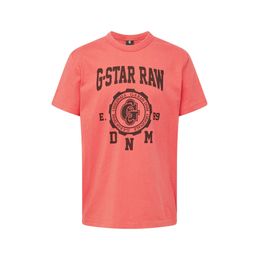G-Star Raw G-star T-Shirt 'Collegic' Herren Gr&ouml;&szlig;e XXL hellrot / schwarz