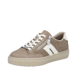 Rieker Sneaker Damen Gr&ouml;&szlig;e 40 dunkelbeige / wei&szlig;