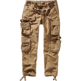 Brandit Cargohose "Pure Slim Fit Pants" in Beige | Gr.: L