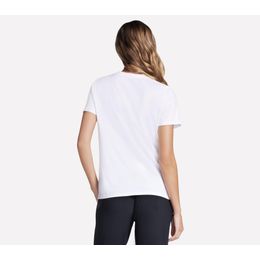 Skechers T-Shirt Damen Gr&ouml;&szlig;e XL hellblau / offwhite