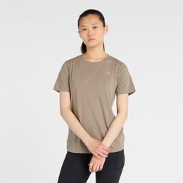 New Balance T-Shirt 'Essentials' Damen Gr&ouml;&szlig;e XXS taupe