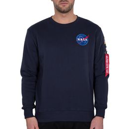 Alpha Industries Sweatshirt 'Space Shuttle' Herren Gr&ouml;&szlig;e XL navy