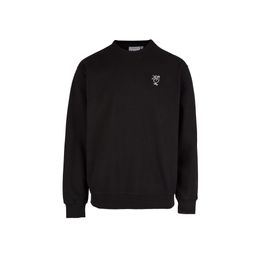 Cleptomanicx Sweatshirt 'Sketch Gull' Herren Gr&ouml;&szlig;e XS schwarz / wei&szlig;