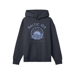 F4NT4STIC Sweatshirt 'Baltic Sea Knut und Jan' Damen Gr&ouml;&szlig;e XS blau / schwarz