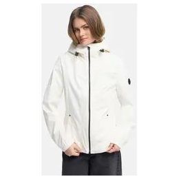 Outdoorjacke Marikoo "Yoshikoo", Damen, Gr. L, sanftes wei&szlig;, Obermaterial: 100% Polyester; Futter: 100% Polyester; Wattierung: 100% Polyester; &Auml;rmelfutter: 100% Polyester, Jacken Outdoorjacke, Sportliche Funktionsjacke mit Kapuze und hochschlie&szlig;endem Kragen