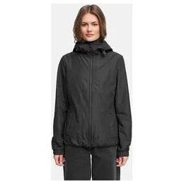 Outdoorjacke Marikoo "Yoshikoo", Damen, Gr. S, schwarz, Obermaterial: 100% Polyester; Futter: 100% Polyester; Wattierung: 100% Polyester; &Auml;rmelfutter: 100% Polyester, Jacken Outdoorjacke, Sportliche Funktionsjacke mit Kapuze und hochschlie&szlig;endem Kragen
