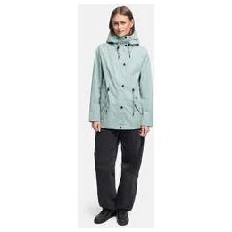Outdoorjacke Marikoo "Bonbonparty", Damen, Gr. M, smokey mint, Obermaterial: 100% Polyester; Futter: 100% Polyester; Wattierung: 100% Polyester; &Auml;rmelfutter: 100% Polyester, Jacken Outdoorjacke, leichte &Uuml;bergangsjacke