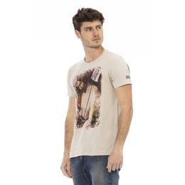 Trussardi T-Shirt Herren Gr&ouml;&szlig;e M sand / schoko / rot / schwarz
