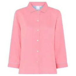 Pyjama CCDK COPENHAGEN "CCDK Copenhagen sleep shirt Anni", Damen, Gr. S, geranium pink, Obermaterial: 100% Baumwolle, Homewear-Sets Pyjama