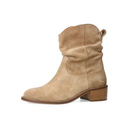 Manfield Stiefelette Damen Gr&ouml;&szlig;e 40 beige Winterschuhe