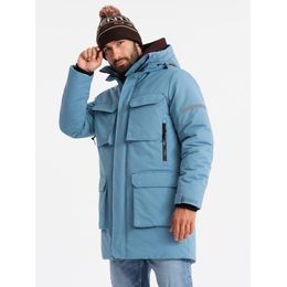 Ombre Jacke 'OM-Jalj-0169' Herren Gr&ouml;&szlig;e M himmelblau