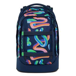 Satch Rucksack Jungen Gr&ouml;&szlig;e One Size neonblau / dunkelblau / neongr&uuml;n / neonpink