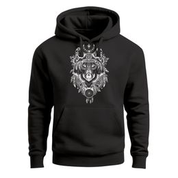 Neverless Sweatshirt 'Boho Wolf' Herren Gr&ouml;&szlig;e XXXL schwarz