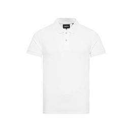 CMPD Poloshirt Kurzarm aus Pikee Slub Herren Gr&ouml;&szlig;e 4XL wei&szlig;