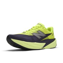 New Balance Laufschuh 'Rebel V5' Herren Gr&ouml;&szlig;e 47 limette / dunkellila / schwarz