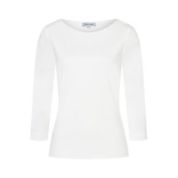 More & More More & More gerades Basic-3/4 Arm-Shirt in offwhite | Gr.: 38