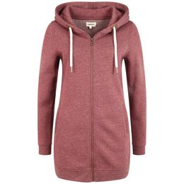 oxmo Sweatjacke 'Vicky' Damen Gr&ouml;&szlig;e XXL rot / wei&szlig;