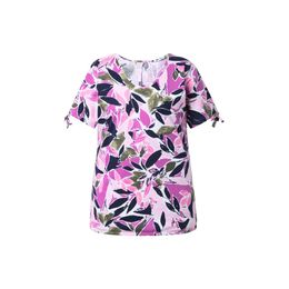 Ulla Popken Shirt Damen Gr&ouml;&szlig;e XL/XXL nachtblau / oliv / hellpink / wei&szlig;