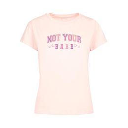 F4NT4STIC T-Shirt 'Girl Power Not Your Babe Internationaler Frauentag' Damen Gr&ouml;&szlig;e XL mischfarben / rosa