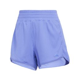 adidas Performance Sportshorts 'Pacer All Gym Seasonal Rib High-Rise Tonal 3-Stripes' Damen Gr&ouml;&szlig;e XL/XXL hellblau
