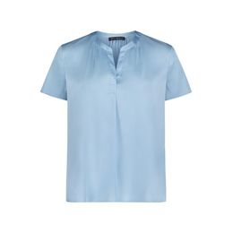 Betty Barclay Satin-Bluse kurzarm in Powder Blue | Gr.: 44
