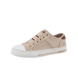 Mustang Shoes Leinenschuh in Beige | Gr.: 37