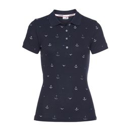 Kangaroos Poloshirt in marine-bedruckt | Gr.: 44-46