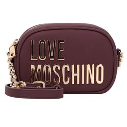 Love Moschino Bold Love Mini Bag Umh&auml;ngetasche 17.5 cm Damen Gr&ouml;&szlig;e One Size gold / bordeaux