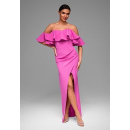 Ombre Abendkleid 'Caroline' Damen Gr&ouml;&szlig;e 34 fuchsia Winterkleid