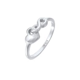 Elli Ring Herz, Infinity Damen Gr&ouml;&szlig;e 54 silber
