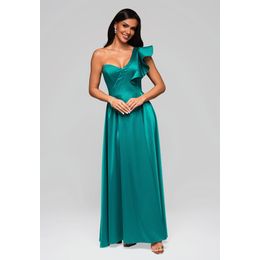Ombre Abendkleid Damen Gr&ouml;&szlig;e 34 t&uuml;rkis Winterkleid