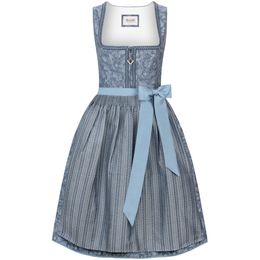 Stockerpoint Dirndl 'Diana' Damen Gr&ouml;&szlig;e 34 rauchblau / grau