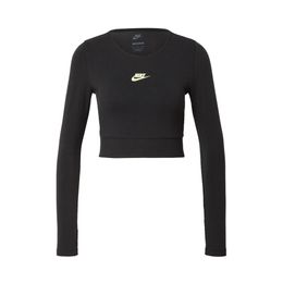 Nike Sportswear Shirt 'Emea' Damen Gr&ouml;&szlig;e M hellgelb / schwarz