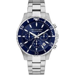 Trussardi Uhr Herren Gr&ouml;&szlig;e One Size navy / silber