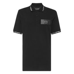 Plein Sport Poloshirt Herren Gr&ouml;&szlig;e XXL schwarz / wei&szlig;