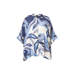 Ulla Popken Bluse Damen Gr&ouml;&szlig;e XXL/XXXL blau / marine / wei&szlig;