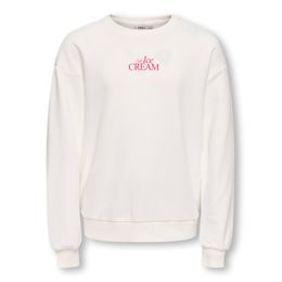 Only Girls Sweatshirt M&auml;dchen Gr&ouml;&szlig;e 158/164 hellpink / offwhite