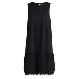 Vera Mont Abendkleid mit Fransen Damen Gr&ouml;&szlig;e 42 schwarz Winterkleid