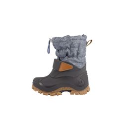 Lurchi Snowboots 'Finn' Jungen Gr&ouml;&szlig;e 28 dunkelblau / braun / dunkelgrau / wei&szlig;
