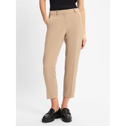 CAMBIO Bundfaltenhose 'Krystal' Damen Gr&ouml;&szlig;e 36 beige