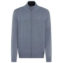 MAN'S WORLD Man's World Strickjacke in blaugrau | Gr.: S
