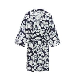 Lascana Kimono Damen Gr&ouml;&szlig;e XS navy / pastellgr&uuml;n / offwhite